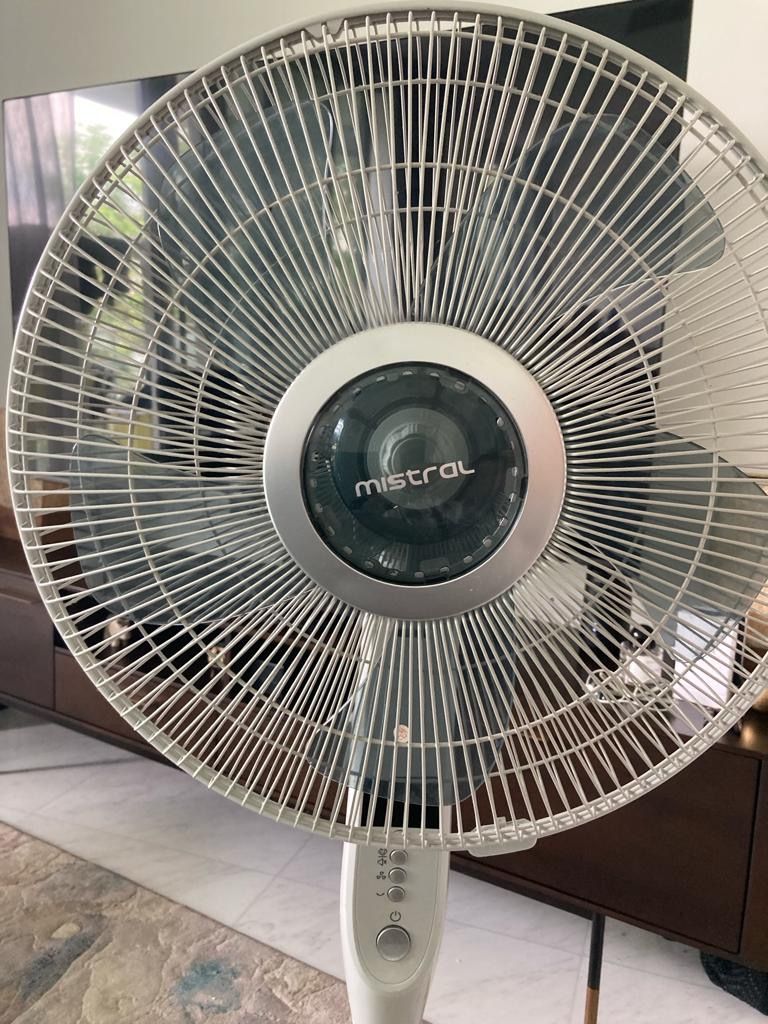 Mistral MSF1679R Stand Fan with Remote, 16 Inches, Furniture & Home ...