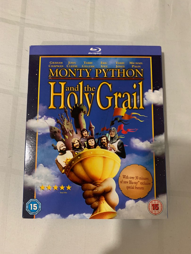 Monty Python and the Holy Grail blu-ray, Hobbies & Toys, Music & Media, CDs & DVDs on Carousell