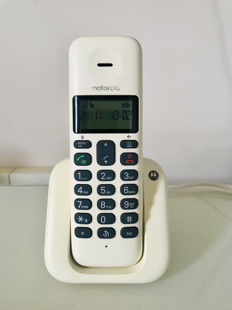Motorola T301 Single Cordless Phone, TV & Home Appliances, Other Home ...