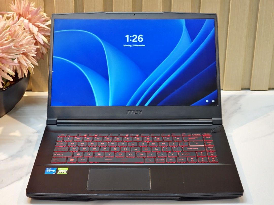 Msi Gf63 Thin 11UC i5 11th Gen 32GB RAM 512GB SSD 1TB HDD RTX 3050 4GB ...