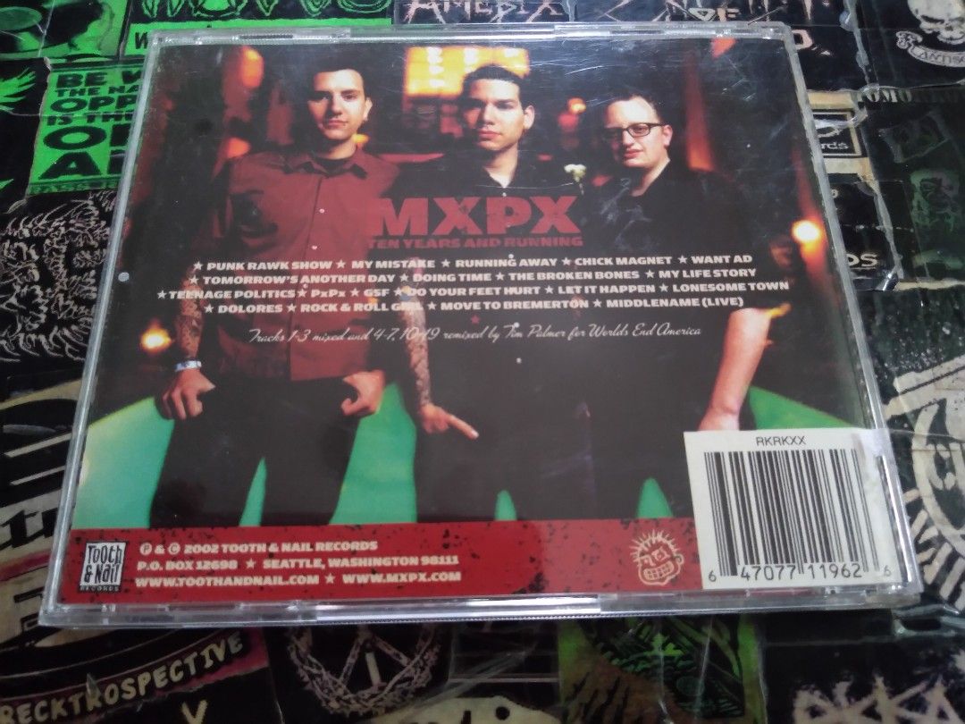 MxPx - Ten Years and Running Pop Punk CD 2002, Hobbies & Toys, Music & Media, CDs & DVDs on ...