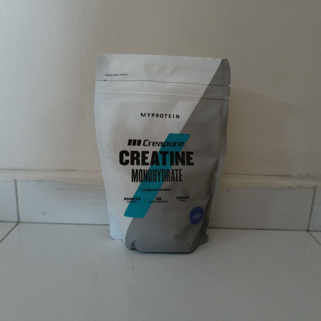 Myprotein Creapure Creatine Monohydrate Blue Raspberry 500g, Health ...