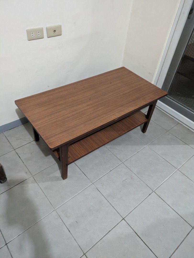 Narra coffee table with laminated top, Furniture & Home Living ...