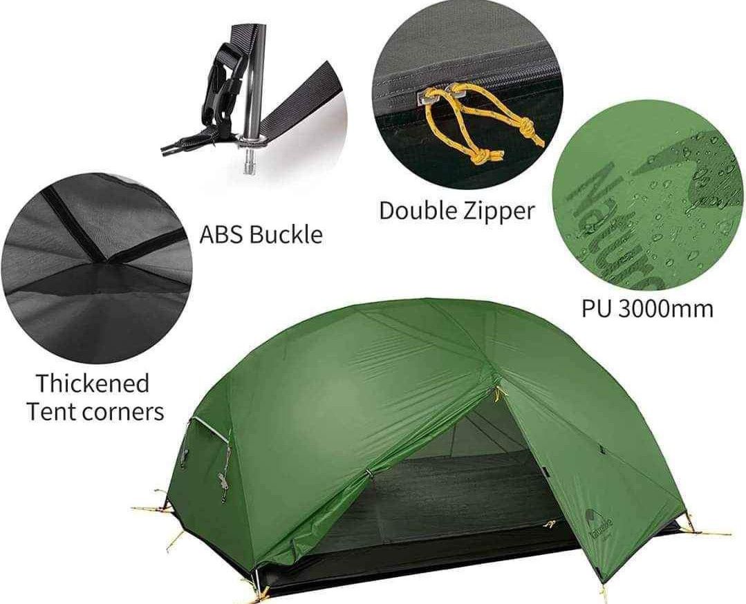 NATUREHIKE MONGAR 2 TENT, Sports Equipment, Hiking & Camping on Carousell