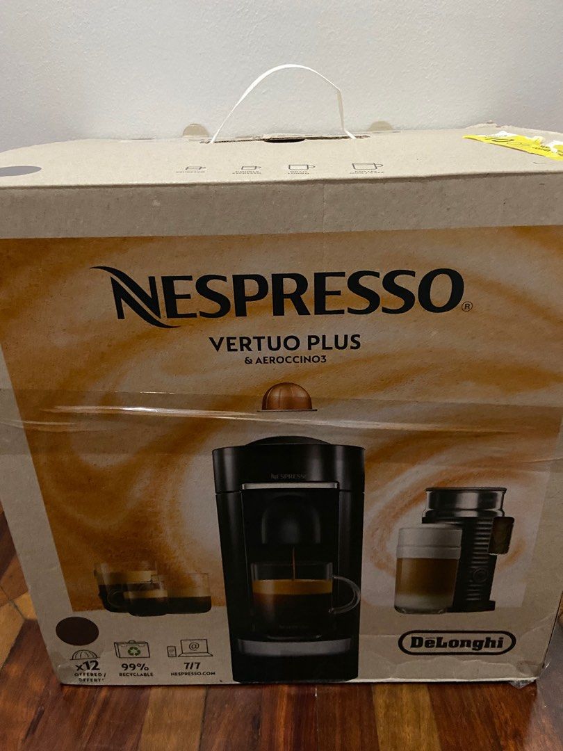 Nespresso Delonghi Vertuo Plus, TV & Home Appliances, Kitchen ...