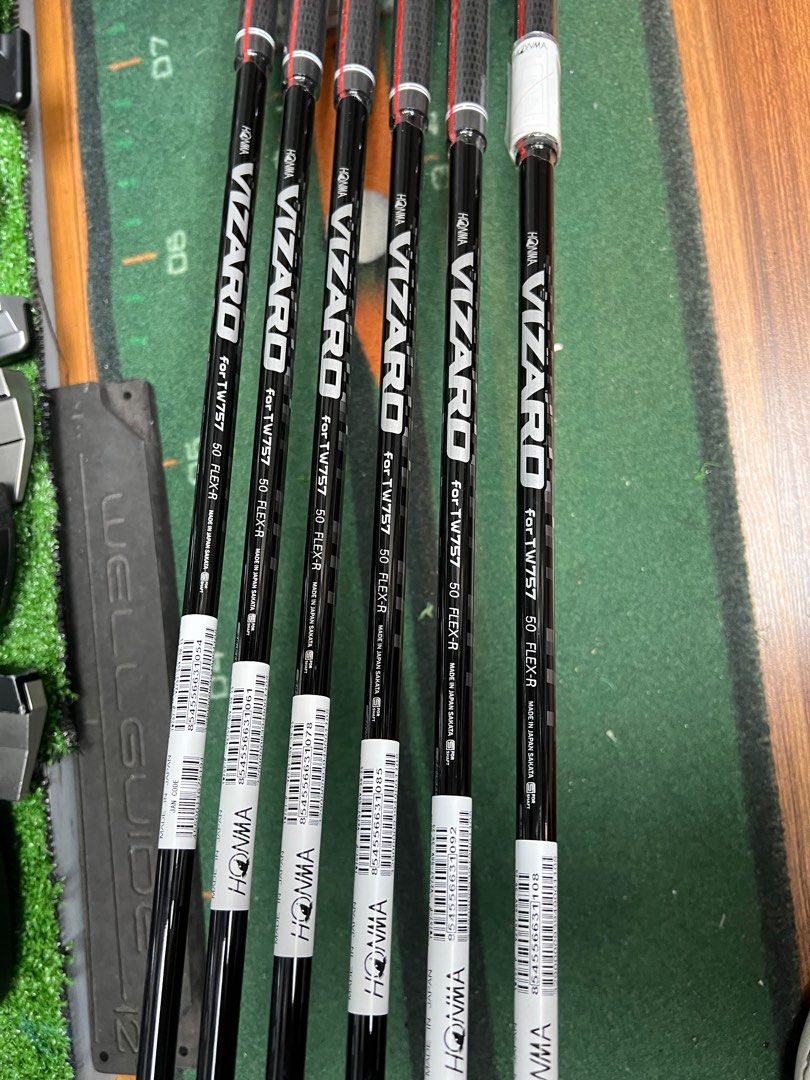 NEW Honma TW757P Forged Irons (5-P) (7 Pieces) [With Lightweight Vizard 50 R Flex Graphite ...