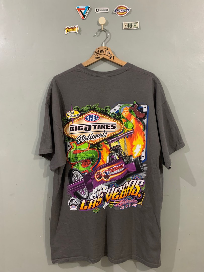 NHRA BIGO TIRES NATIONALS LAS VEGAS DIMES 24 x 30 XL GILDAN TAG ...