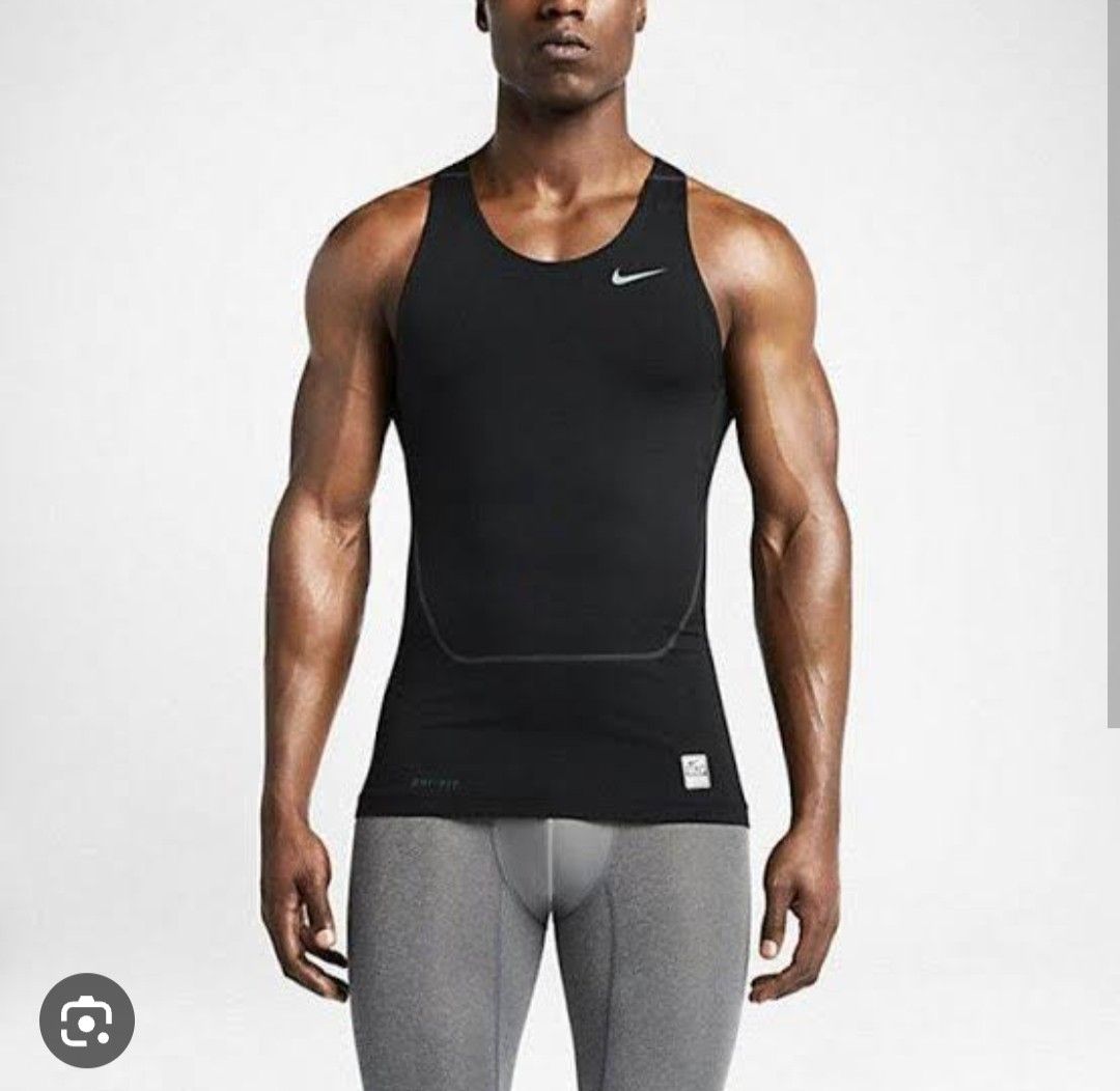 Nike Pro Sando, Men's Fashion, Activewear on Carousell