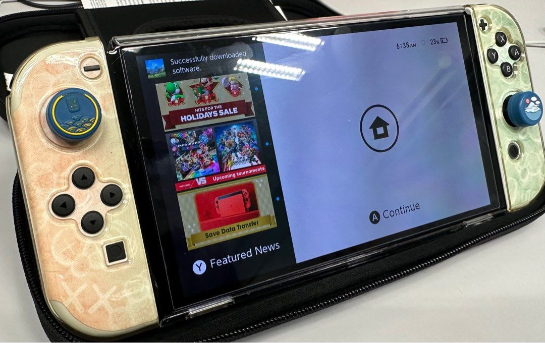 Nintendo Switch OLED + Games (Like New), Video Gaming, Video Game ...