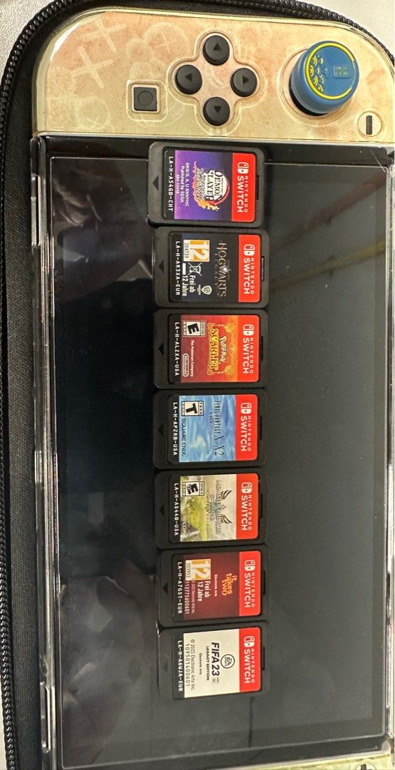 Nintendo Switch OLED + Games (Like New), Video Gaming, Video Game ...