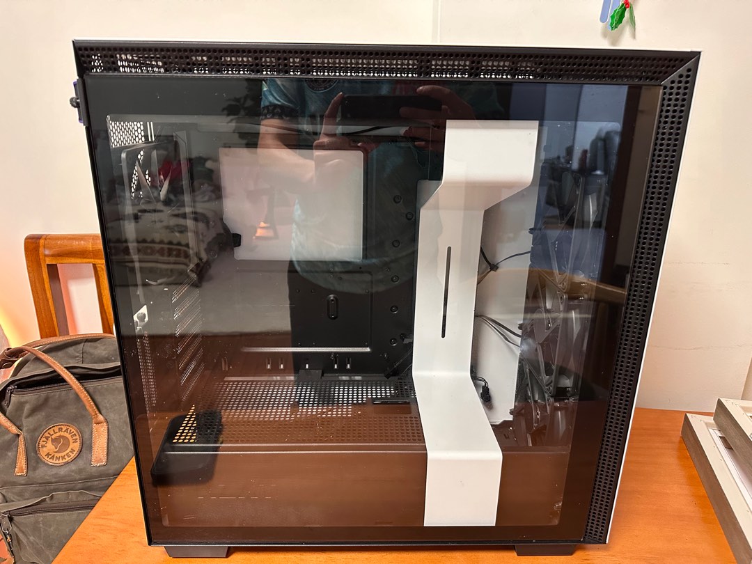 NZXT H710i White PC Case RGB Strip with 3 Fans, Computers & Tech, Parts ...