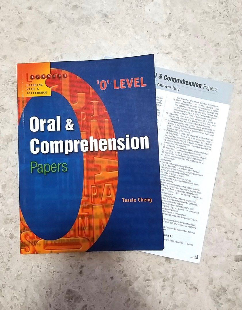 O LEVEL English Oral & Comprehension Papers, Hobbies & Toys, Books ...