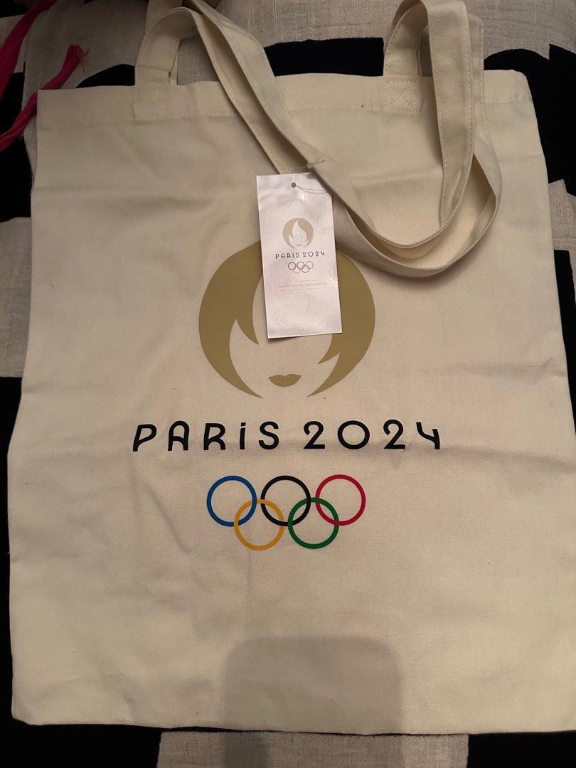 Official Paris Olympics 2024 TOTE BAG Cotton, Hobbies & Toys ...