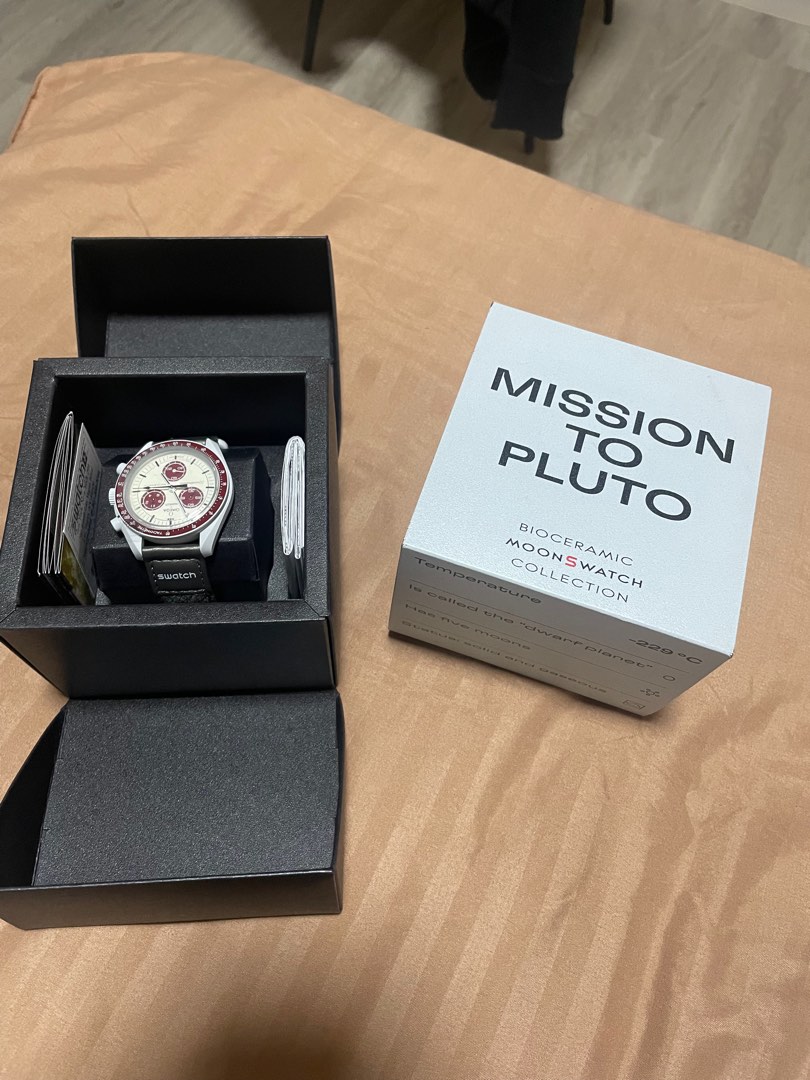 Omega Swatch Pluto, Luxury, Watches on Carousell