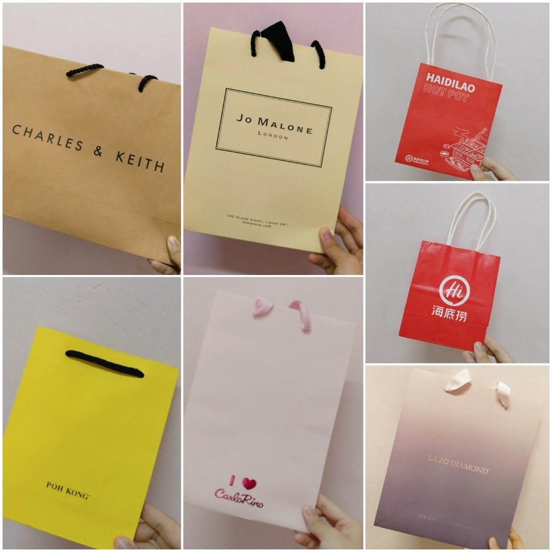 Original branded paper bag & Boxes for Charles & Keith Poh Kong Lazo ...