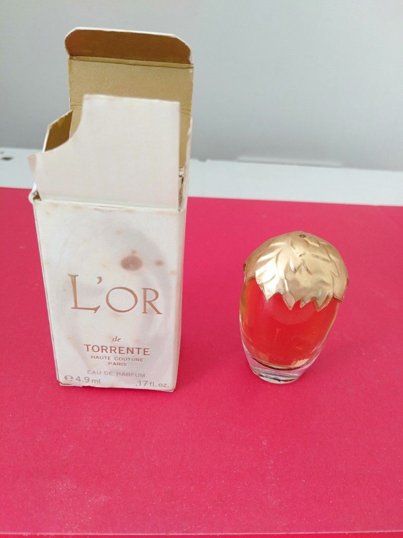 Original Rare Find Paris L'Or Torrent 4.9ml Parfum Haute Couture ...