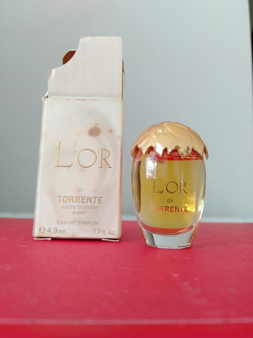 Original Rare Find Paris L'Or Torrent 4.9ml Parfum Haute Couture ...