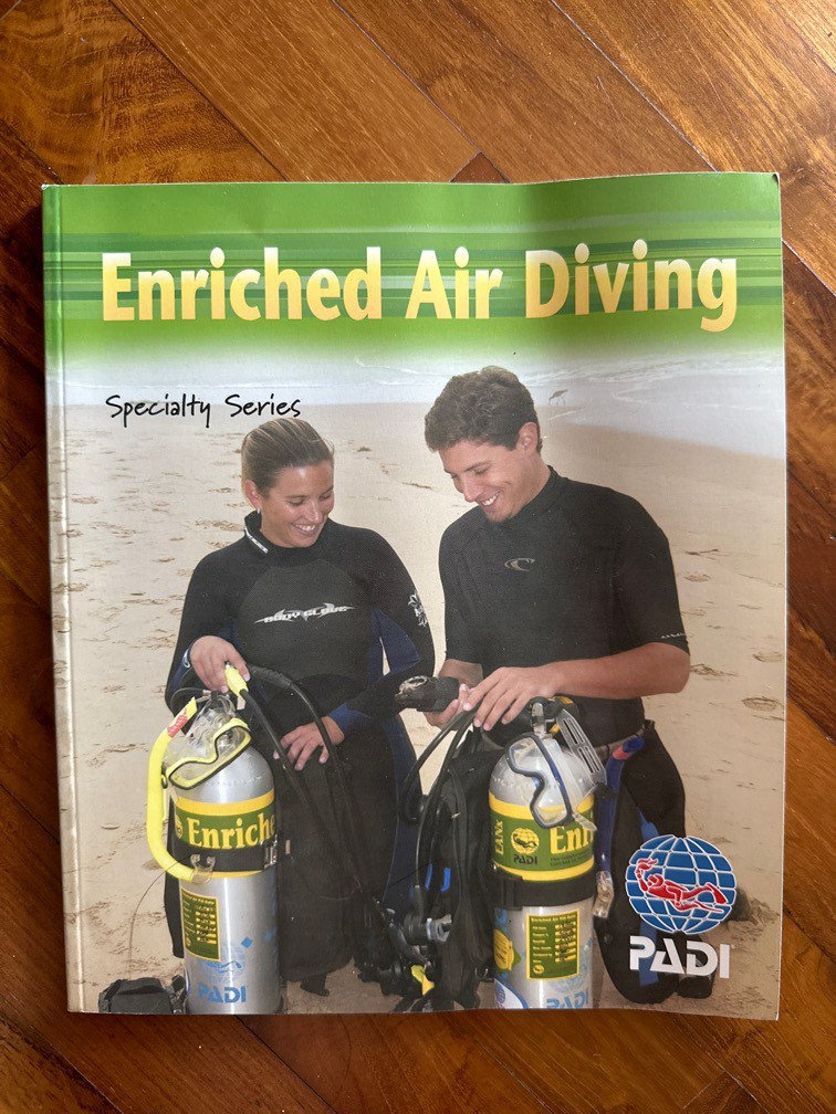 PADI Enriched Air Diving Book, Hobbies & Toys, Books & Magazines ...