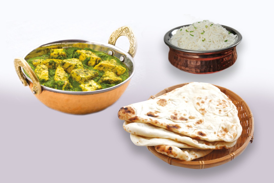 Palak Paneer Naan Set (Vegetarian), Food & Drinks, Local Eats on Carousell