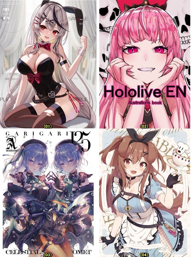 [PO till 31 Dec 2023] [C103] Hololive Comiket Artbook Marine Chloe iroha okayu aqua subaru ...