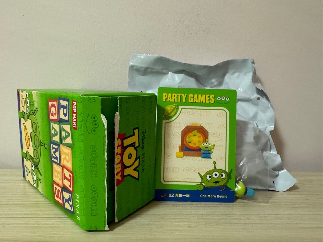 POPMART PIXAR ALIEN PARTY GAMES SERIES - One More Round, Hobbies & Toys ...