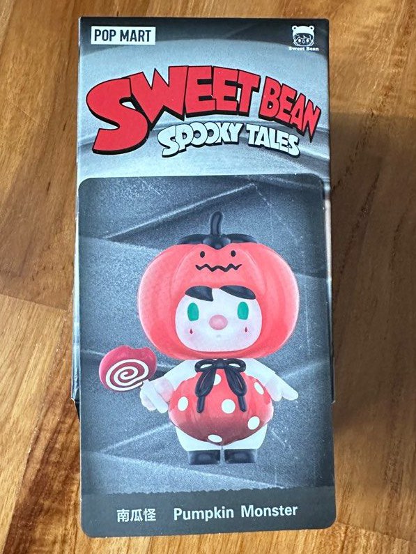 Popmart Sweetbean spooky tales pumpkin monster / skeleton gentleman ...