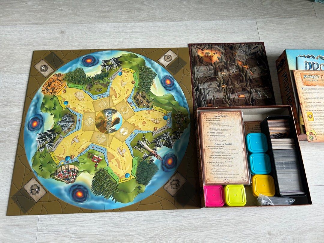 Prophecy Board Game with Dragon Realm Expansion Talisman, Hobbies ...