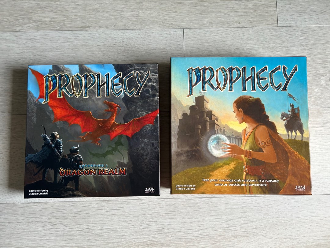 Prophecy Board Game with Dragon Realm Expansion Talisman, Hobbies ...