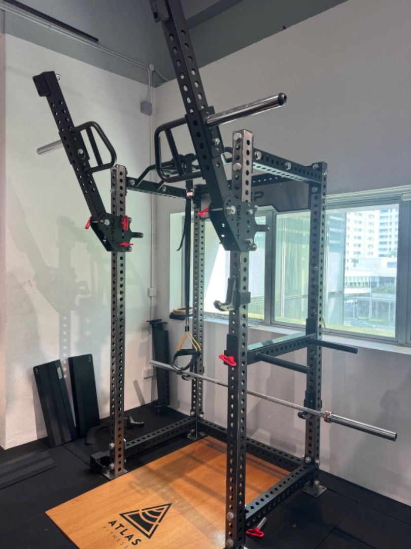 Must go! REP Rack with Clear Coat with Attachements, Sports Equipment ...