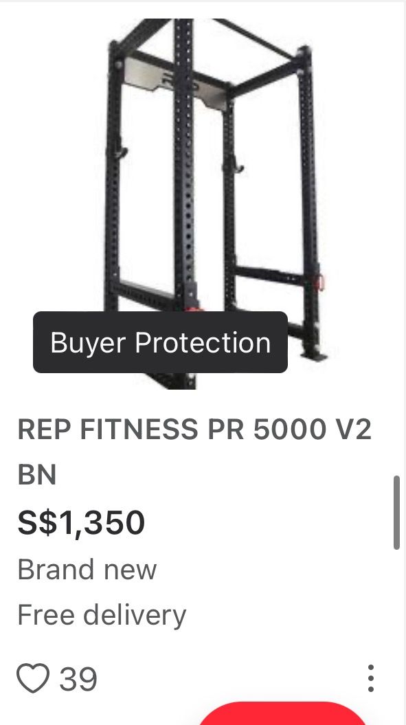 Must go! REP Rack with Clear Coat with Attachements, Sports Equipment ...