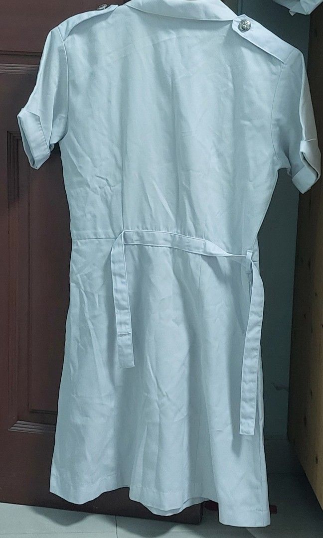River valley uniform pinafore, Women's Fashion, Bottoms, Skirts on ...