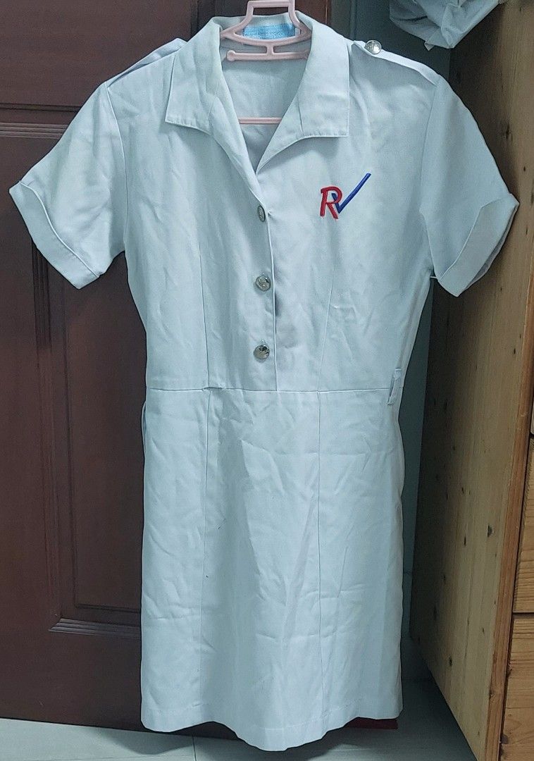 River valley uniform pinafore, Women's Fashion, Bottoms, Skirts on ...