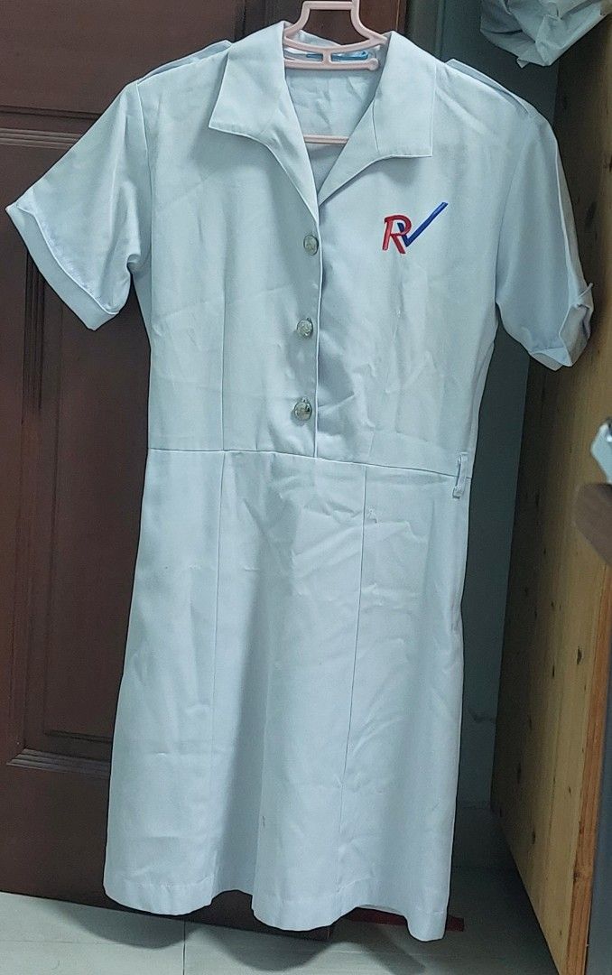 River valley uniform pinafore, Women's Fashion, Bottoms, Skirts on ...