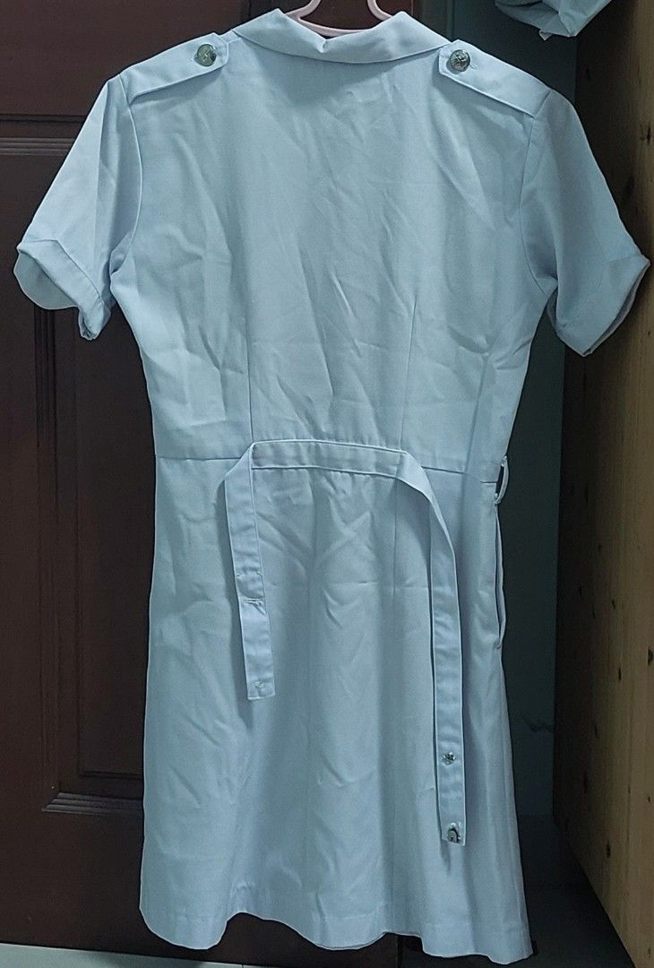River valley uniform pinafore, Women's Fashion, Bottoms, Skirts on ...