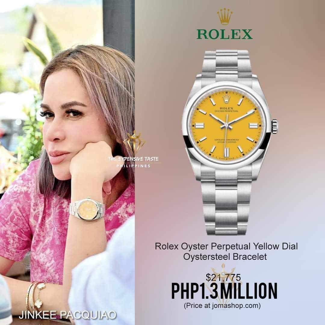 Rolex in yellow face, Women's Fashion, Watches & Accessories, Watches ...
