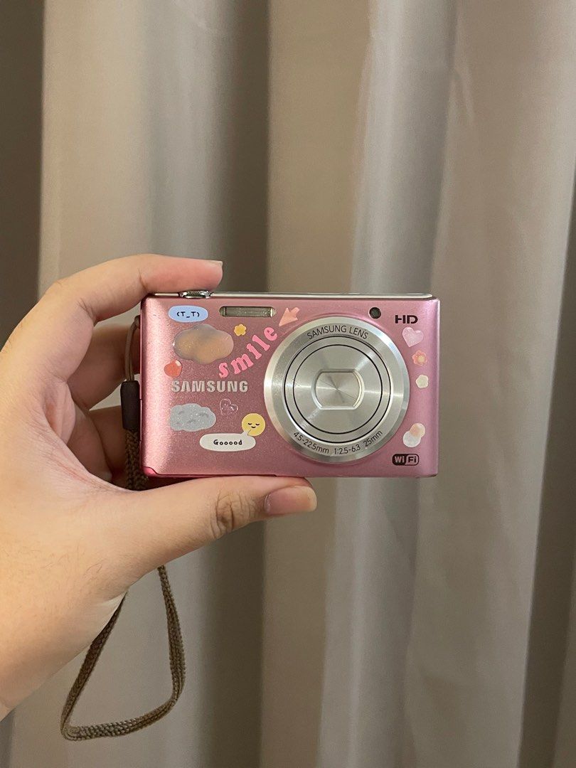 Samsung ST150F Pink Digicam, Photography, Cameras on Carousell