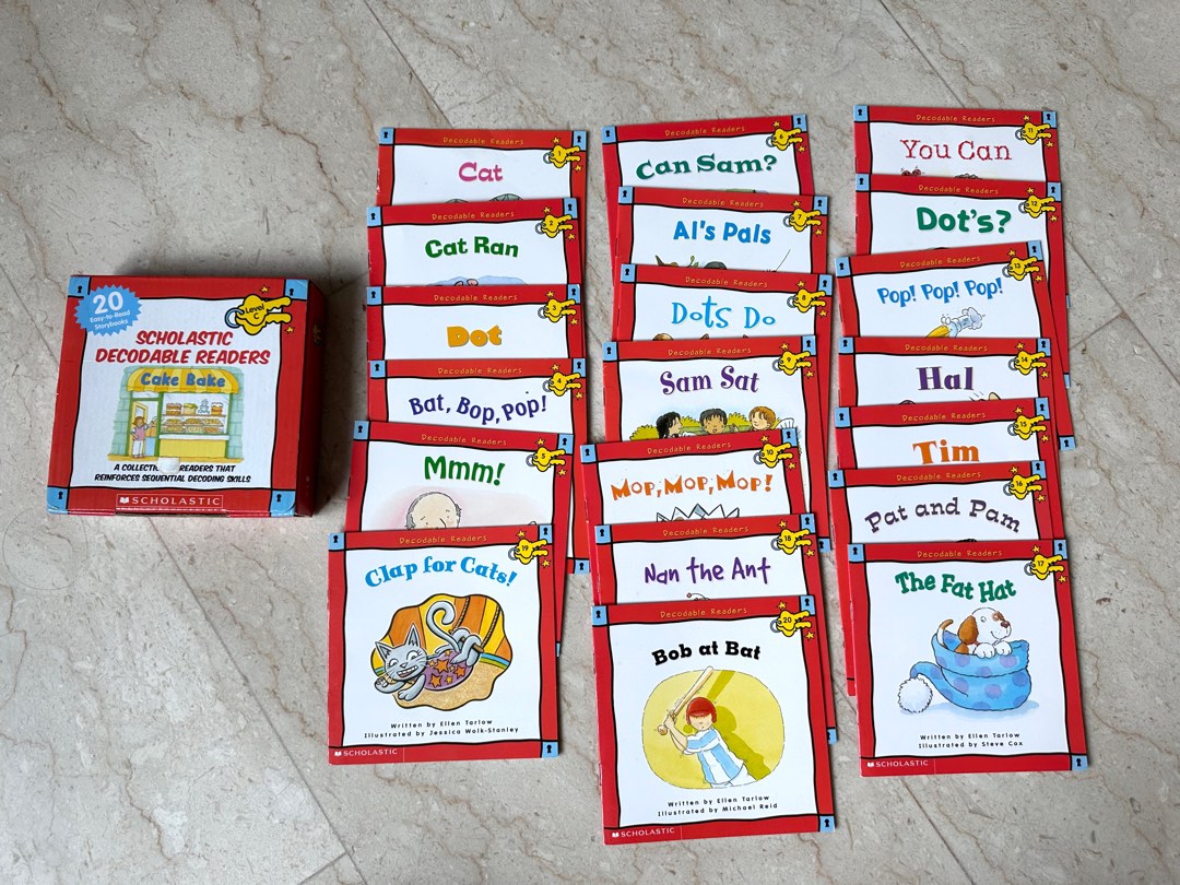 Scholastic easy to read decodable reader, 20 books, Hobbies & Toys ...