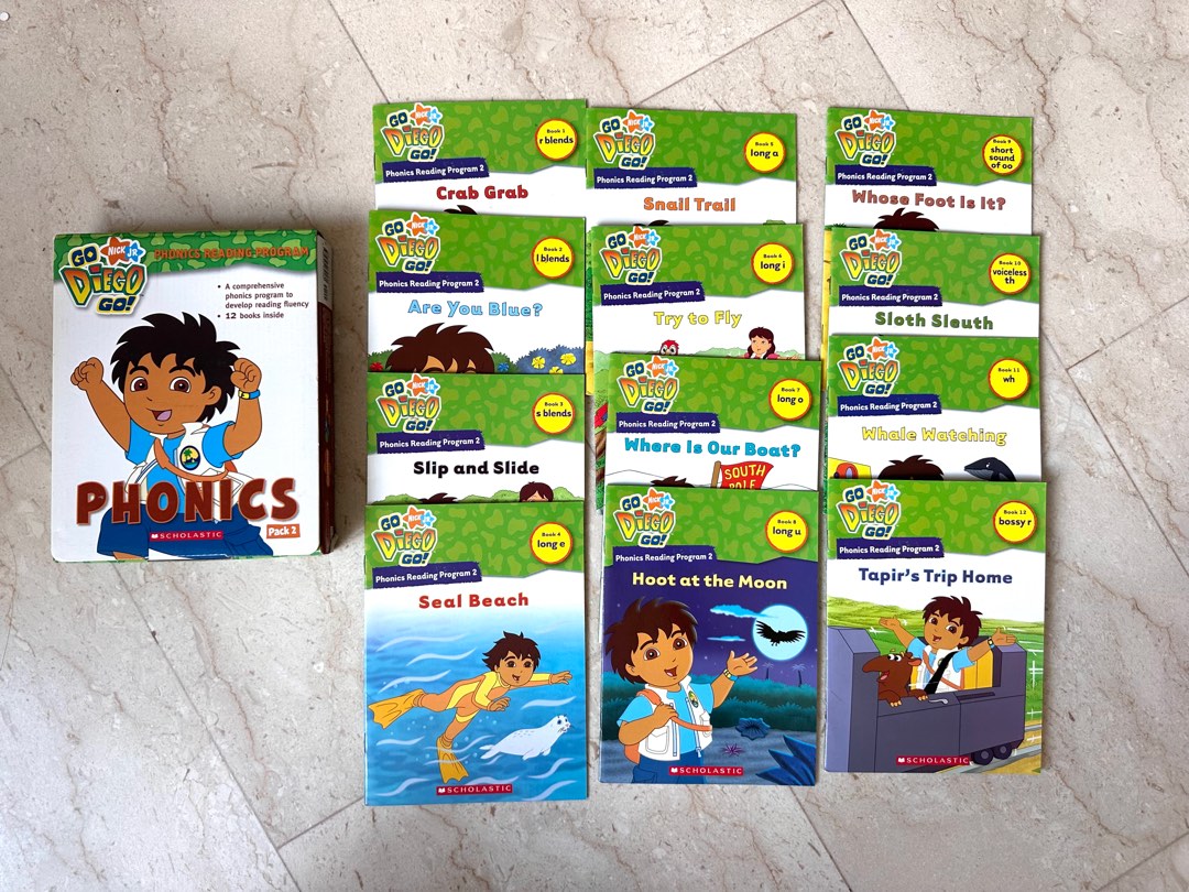 Scholastic phonics reading program: Diego, Hobbies & Toys, Books ...