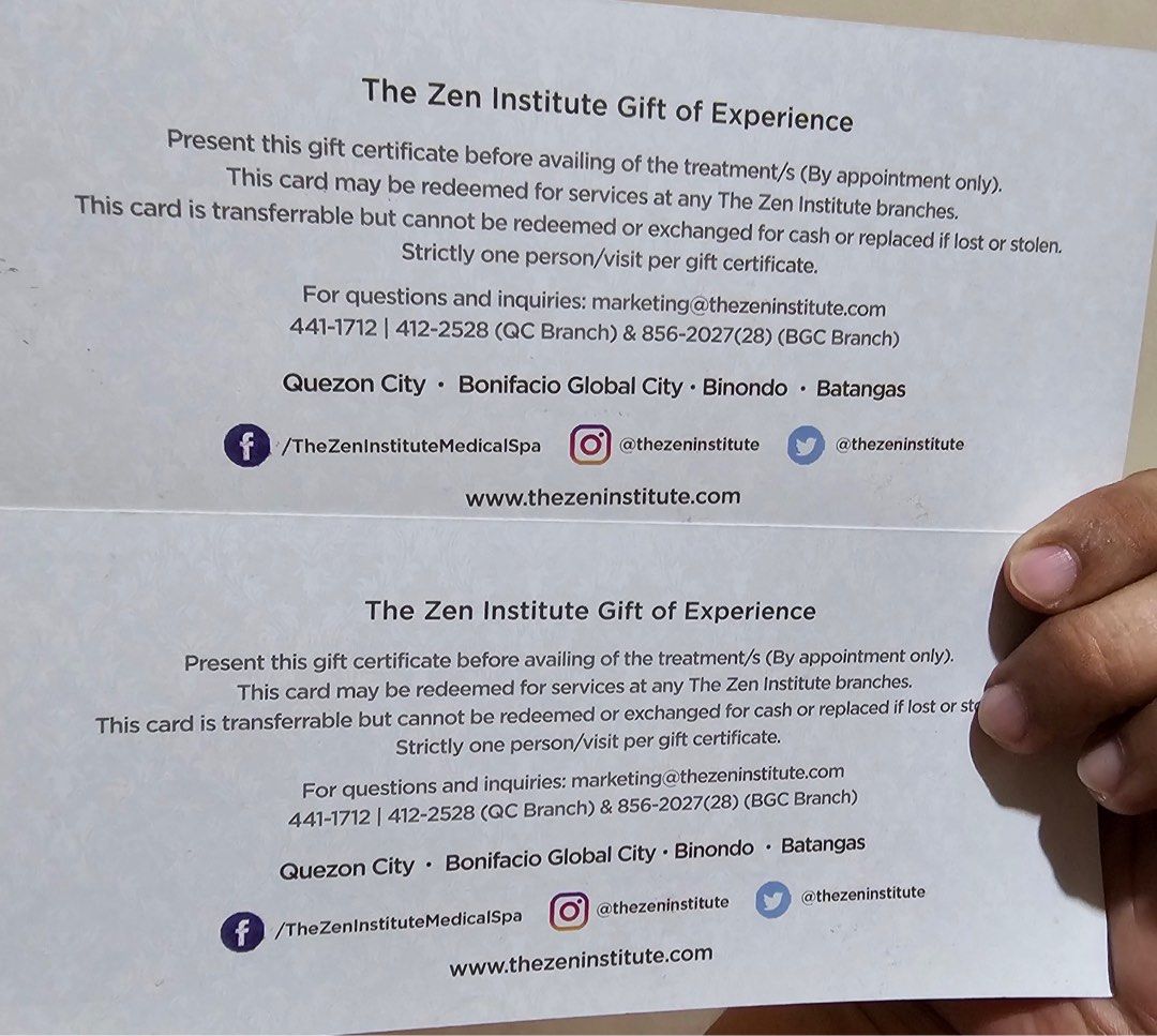 SELLING: 10,000 worth of facial services at The Zen Institute for only ...