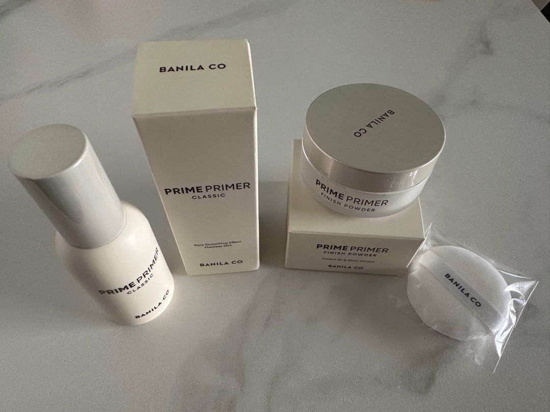 (Set) Banila Co Primer & Cleansing Balm, Beauty & Personal Care, Face ...