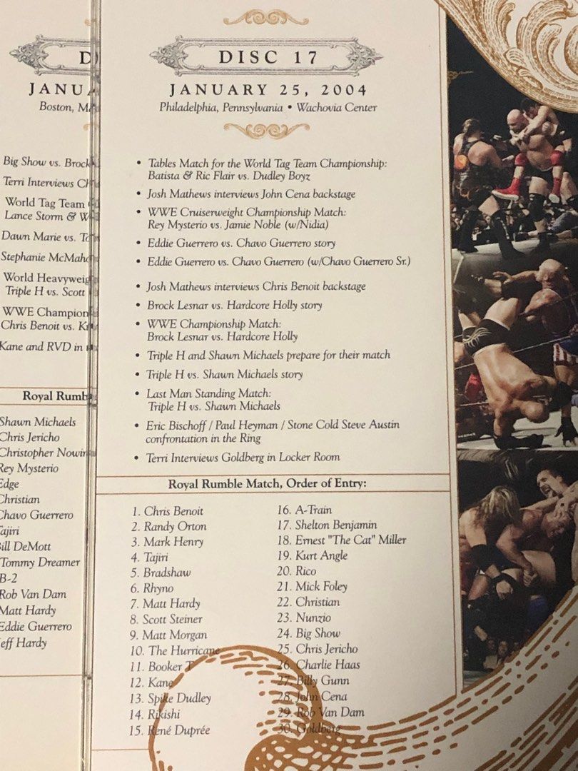 (SET of 3 Boxset) WWE Royal Rumble 1993 to 2007 DVD Complete Anthology ...