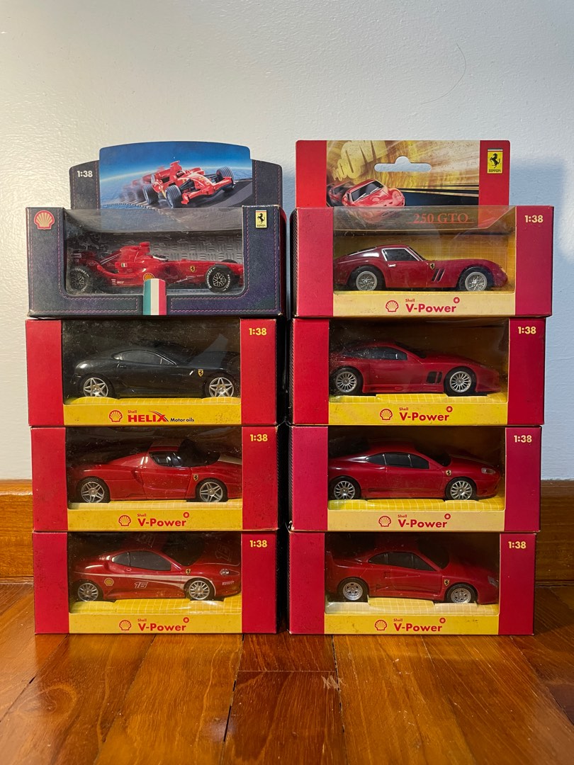 Shell x Ferrari Car Figurines, Hobbies & Toys, Toys & Games on Carousell