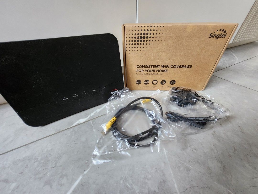 Singtel Mesh Router, Computers & Tech, Parts & Accessories, Networking ...