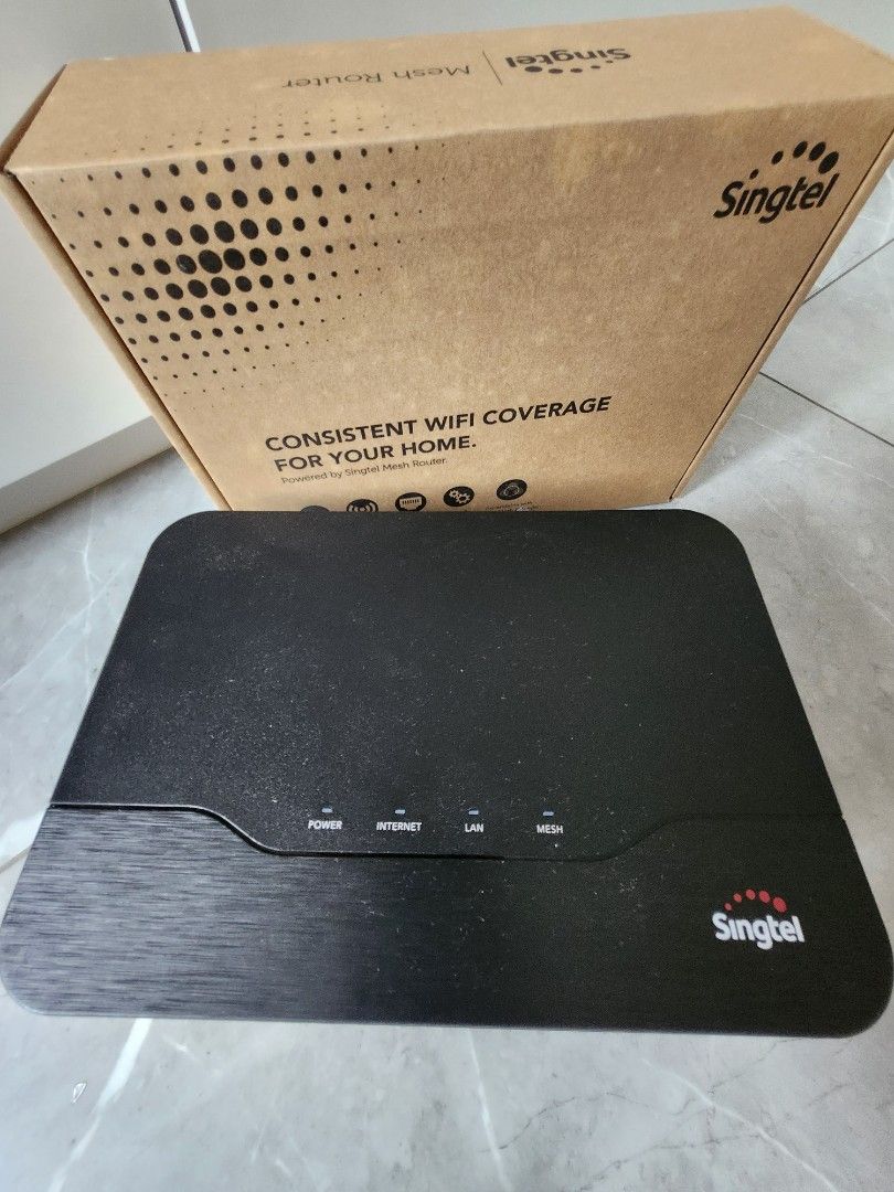Singtel Mesh Router, Computers & Tech, Parts & Accessories, Networking ...