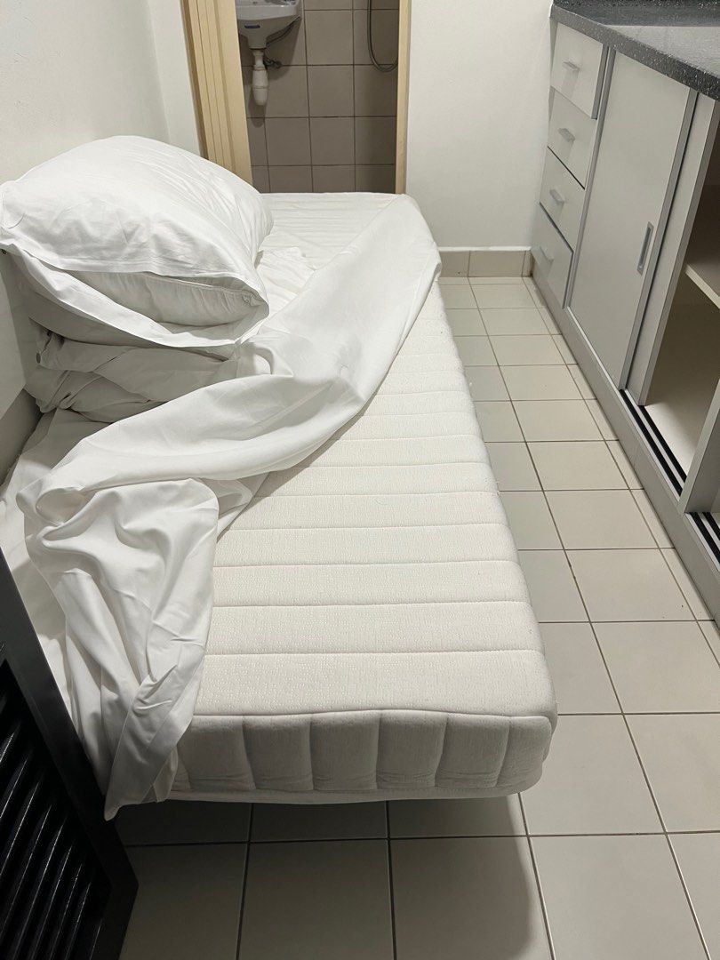 Small single bed, Furniture & Home Living, Furniture, Bed Frames ...