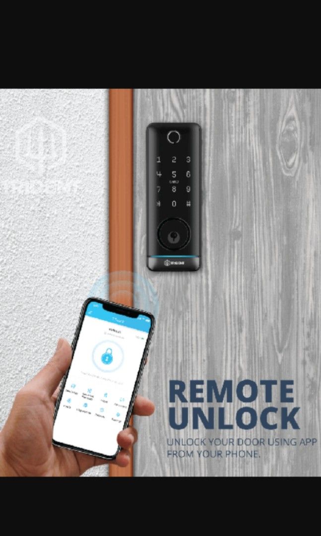 Smart digital deadbolt lock Hdb /Bto/condo, Furniture & Home Living ...