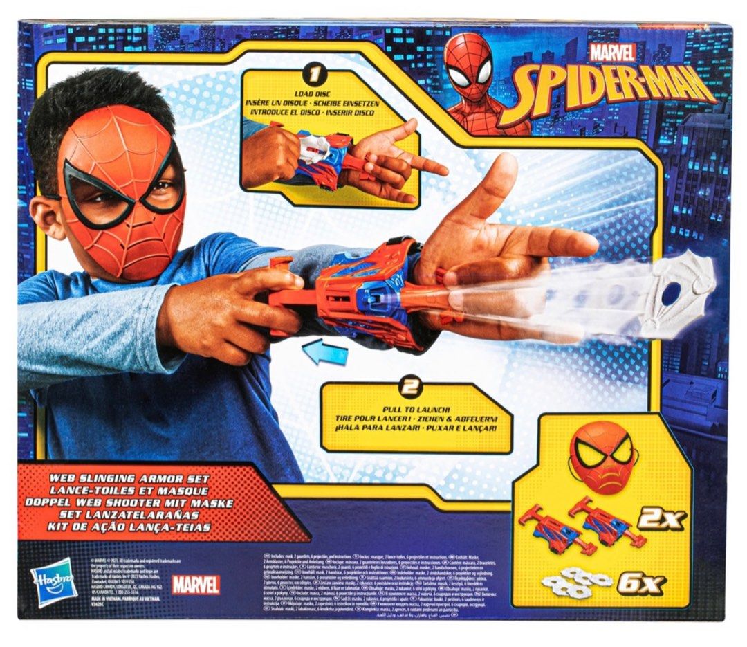 Spider Man Web Slinging Armour Set, Hobbies & Toys, Toys & Games on ...