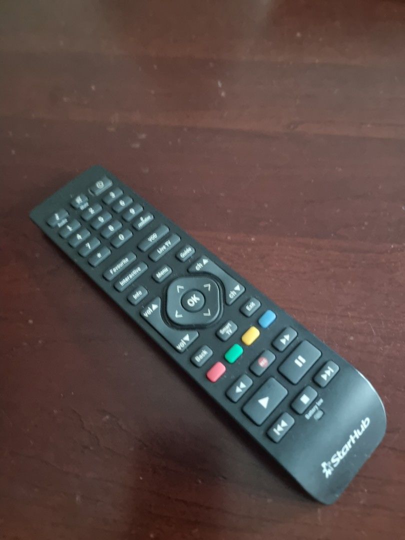 Starhub TV Remote Control, TV & Home Appliances, TV & Entertainment, TV ...