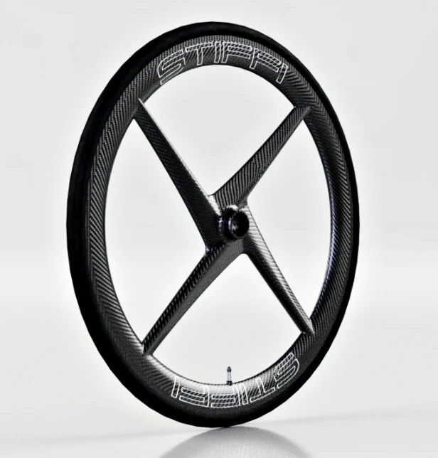 Stiffi Carbon 4spoke aerospoke Trispoke Wheel, Sports Equipment ...