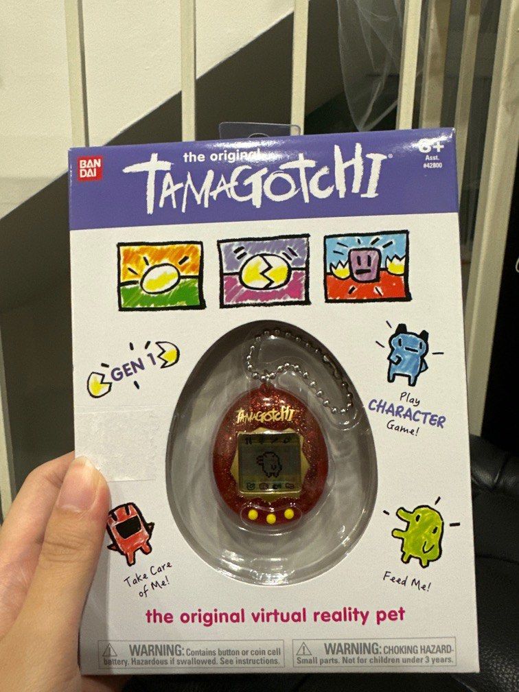 Tamagotchi red glitter, Hobbies & Toys, Toys & Games on Carousell